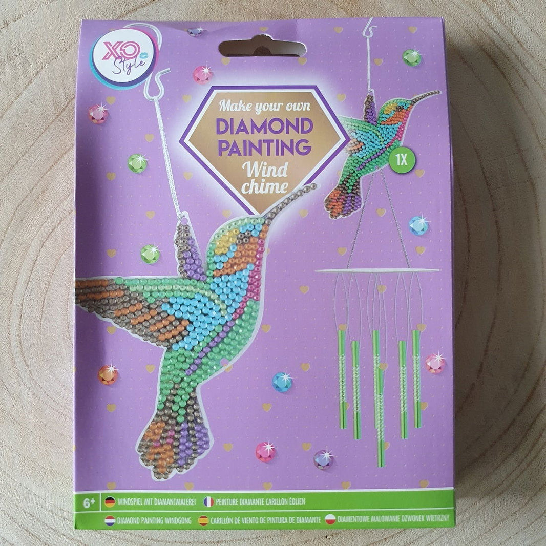 Diamantschilderij Wind Chimes - Creëer Tinkelende Schoonheid – Hobby en ...
