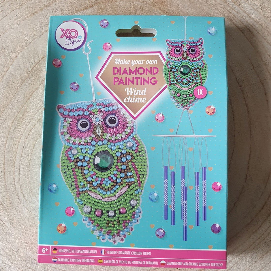 Diamantschilderij Wind Chimes - Creëer Tinkelende Schoonheid – Hobby en ...